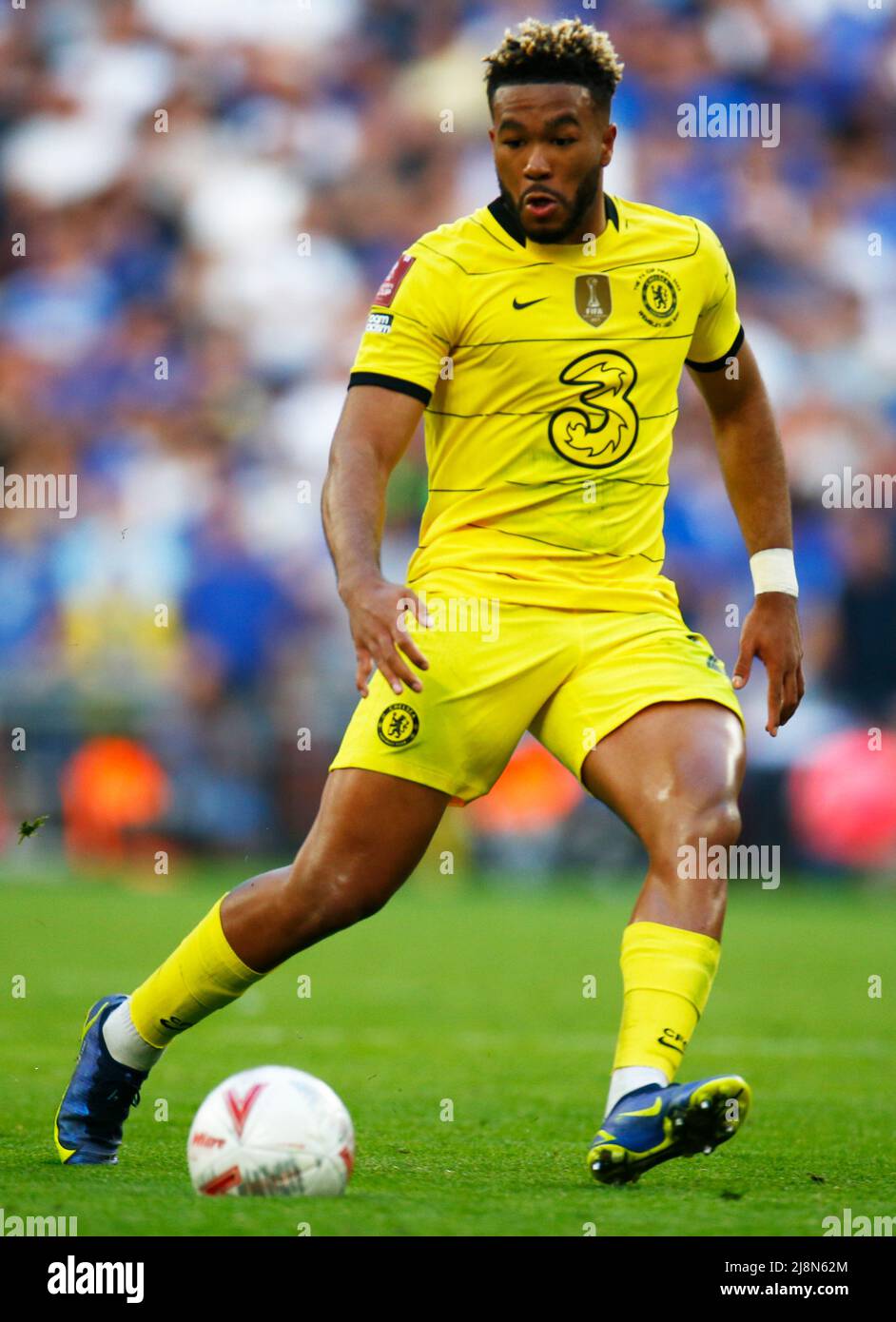 LONDON, ENGLAND - MAY 14:Chelsea's Reece James during FA Cup Final ...