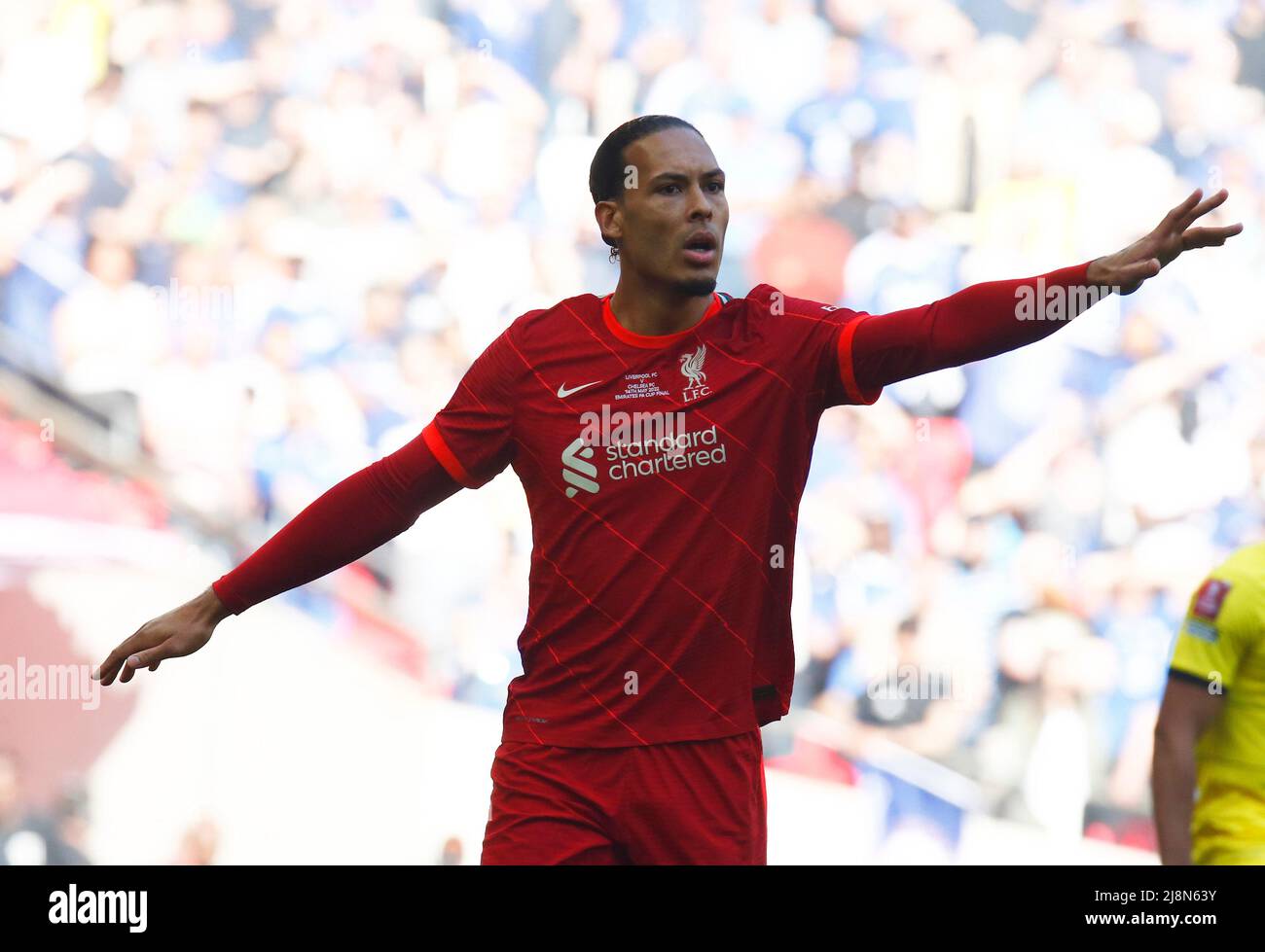 LONDON, ENGLAND - MAY 14:Liverpool's Virgil van Dijk during FA Cup ...
