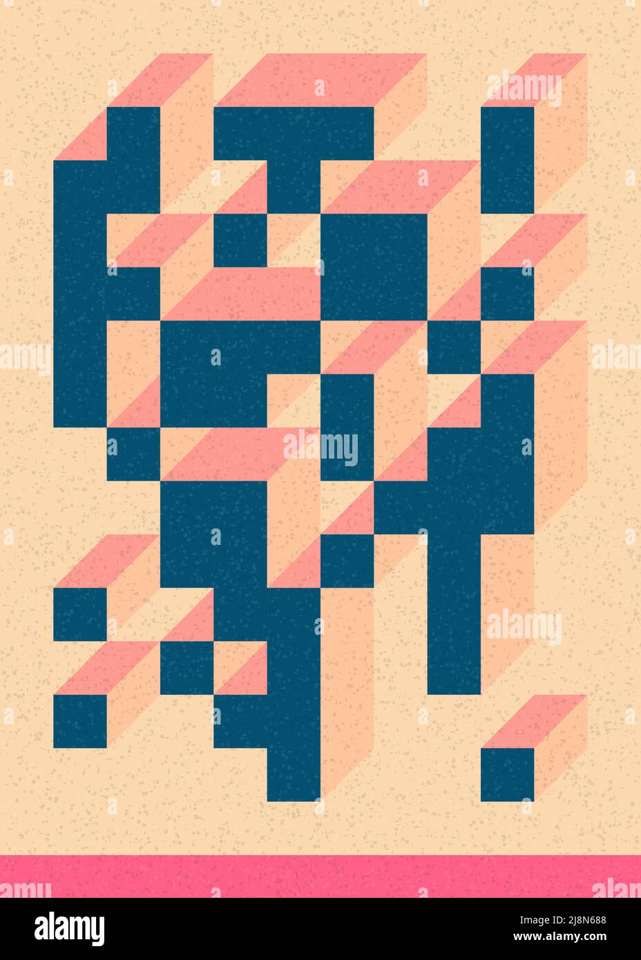 Implementation of Edward Zajec’s “Il Cubo” generative art background ...
