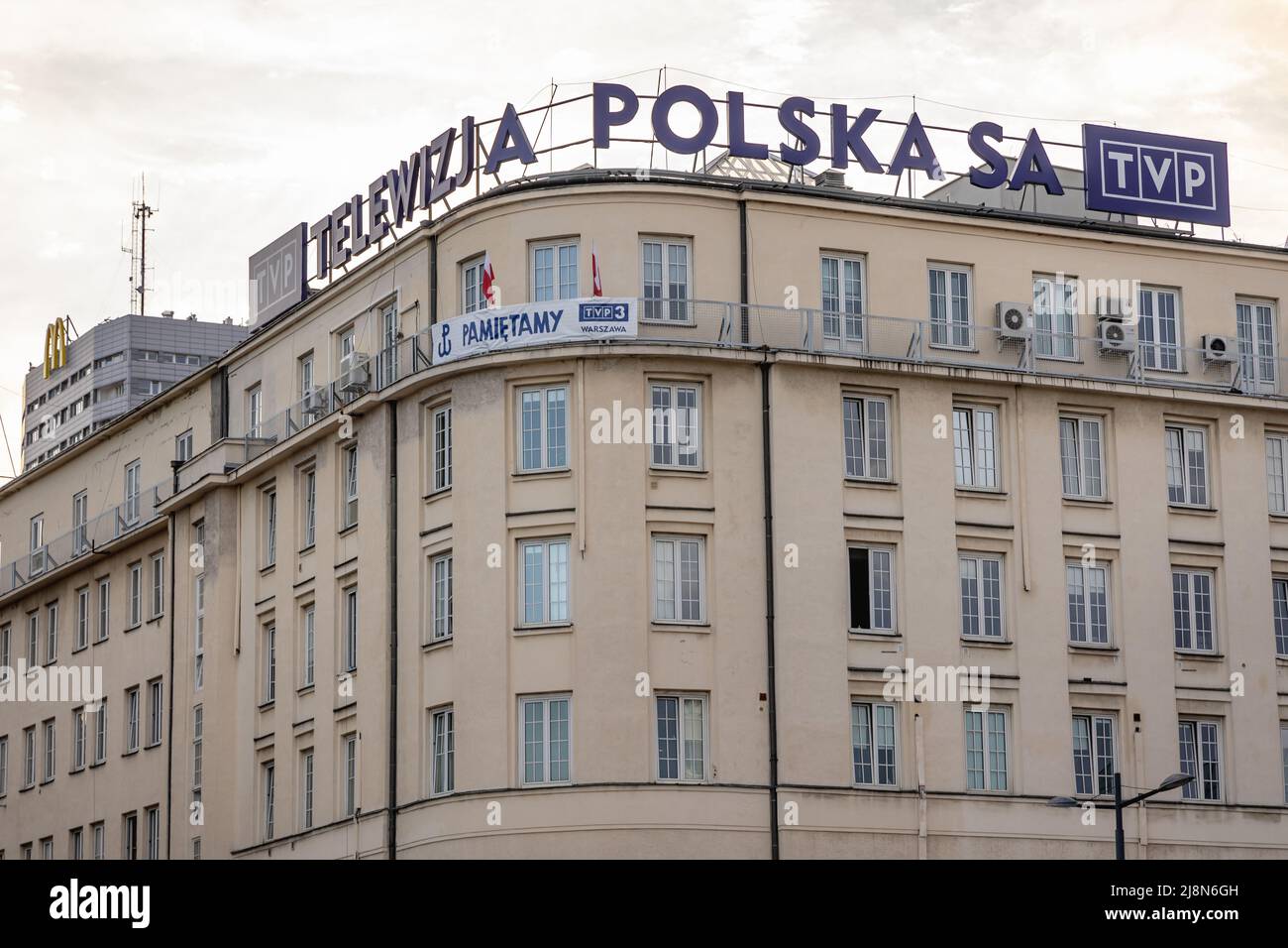 Telewizja Polska - Polish Public Television building on Warsaw Uprising ...