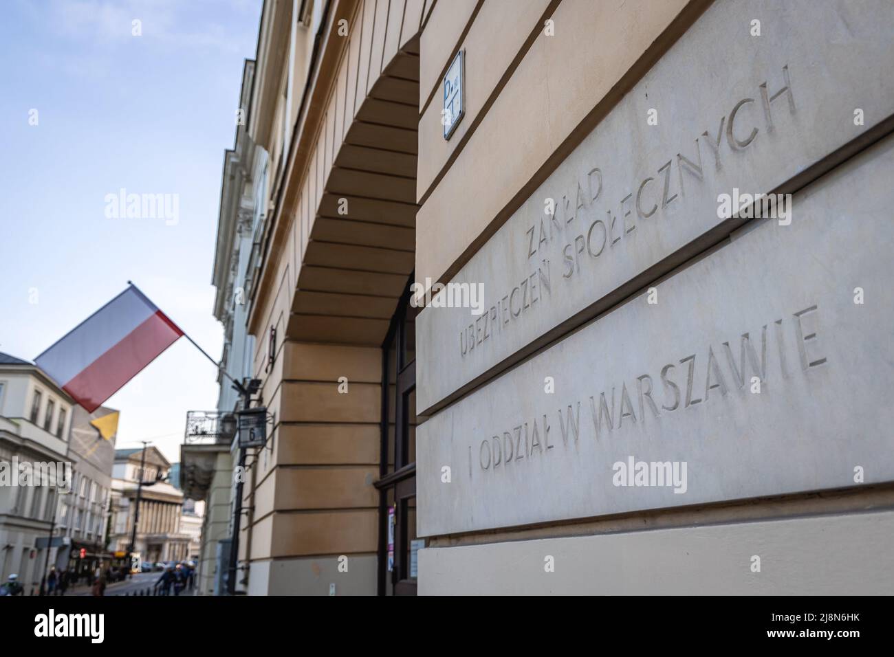 Building of 1st branch in Warsaw of the Social Insurance Institution ...