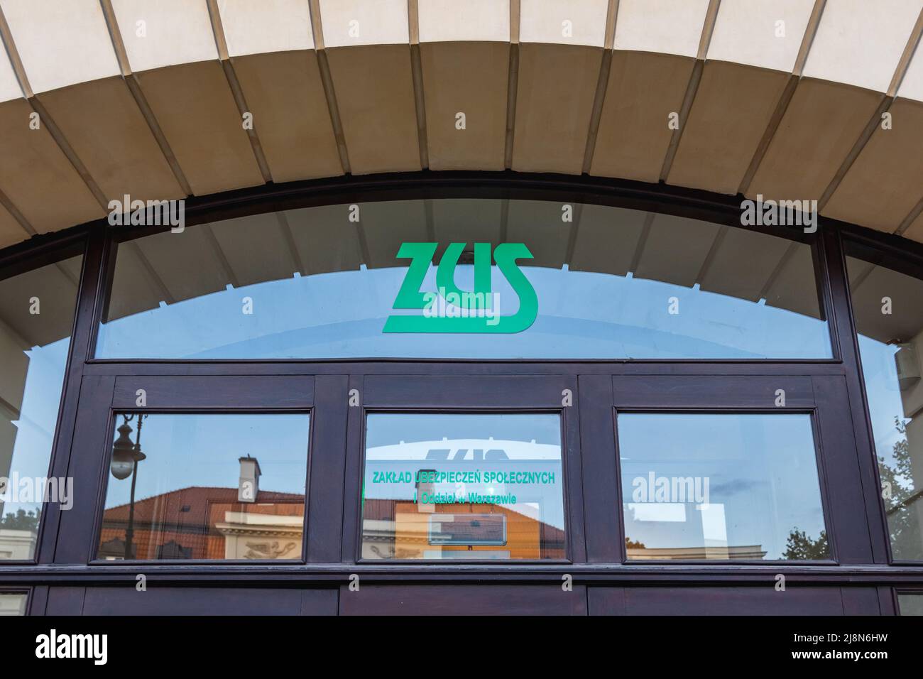 Building of 1st branch in Warsaw of the Social Insurance Institution ...