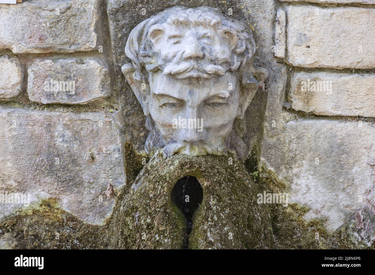 Fountain in Palace architectural park and Botanical garden complex in ...