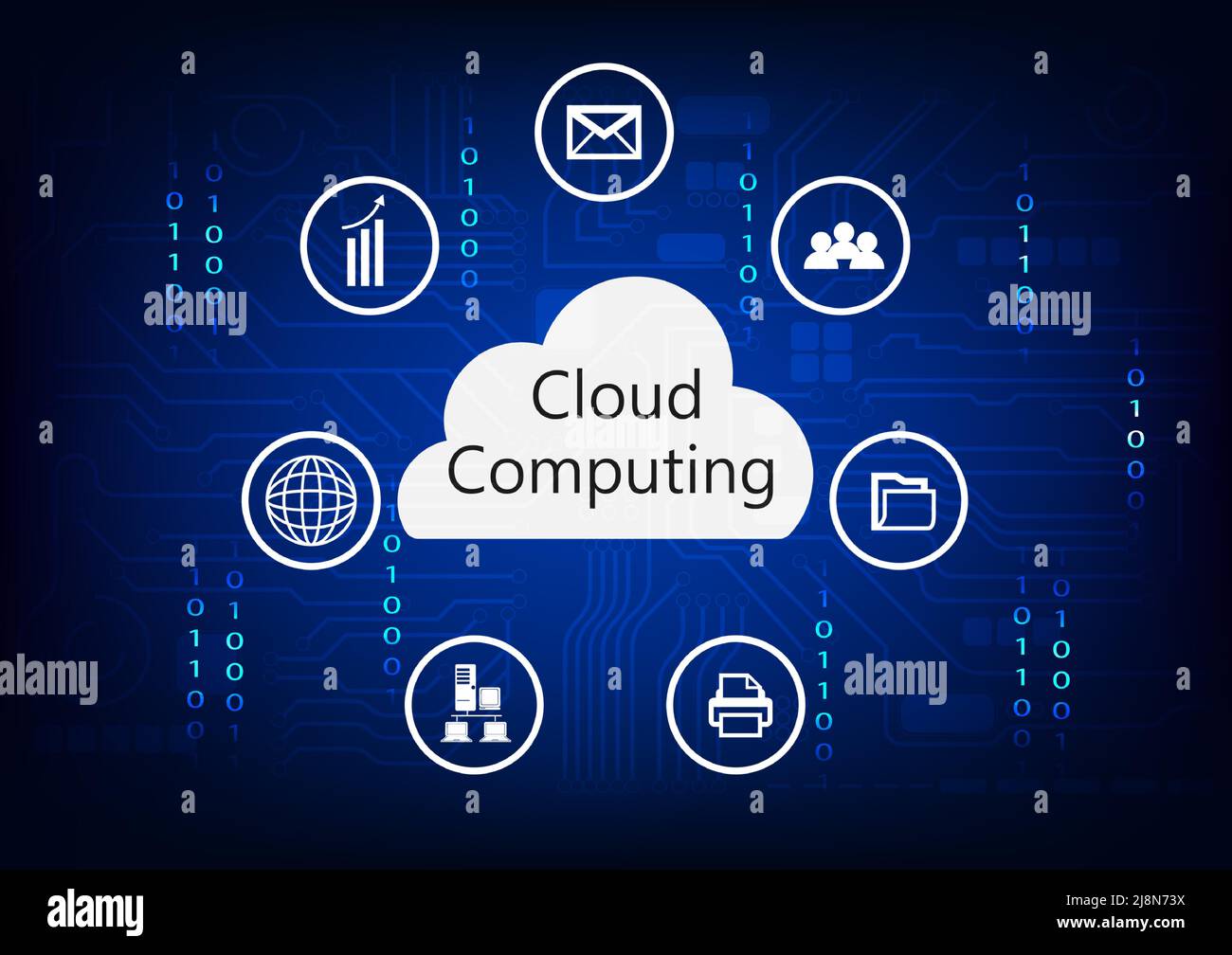 graphics design concept hitech technology network connection future ...