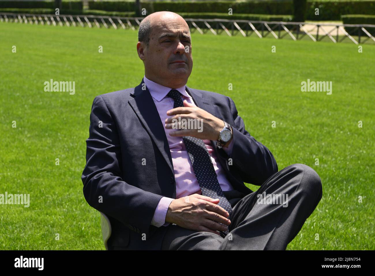 Nicola Zingaretti President of Lazio Region during the press conference ...