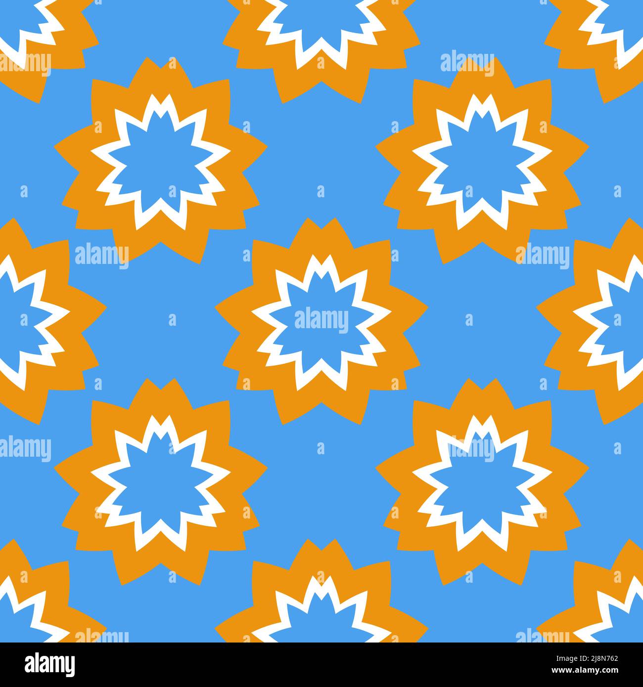 Seamless pattern with a graceful figures in geometrical style Stock ...