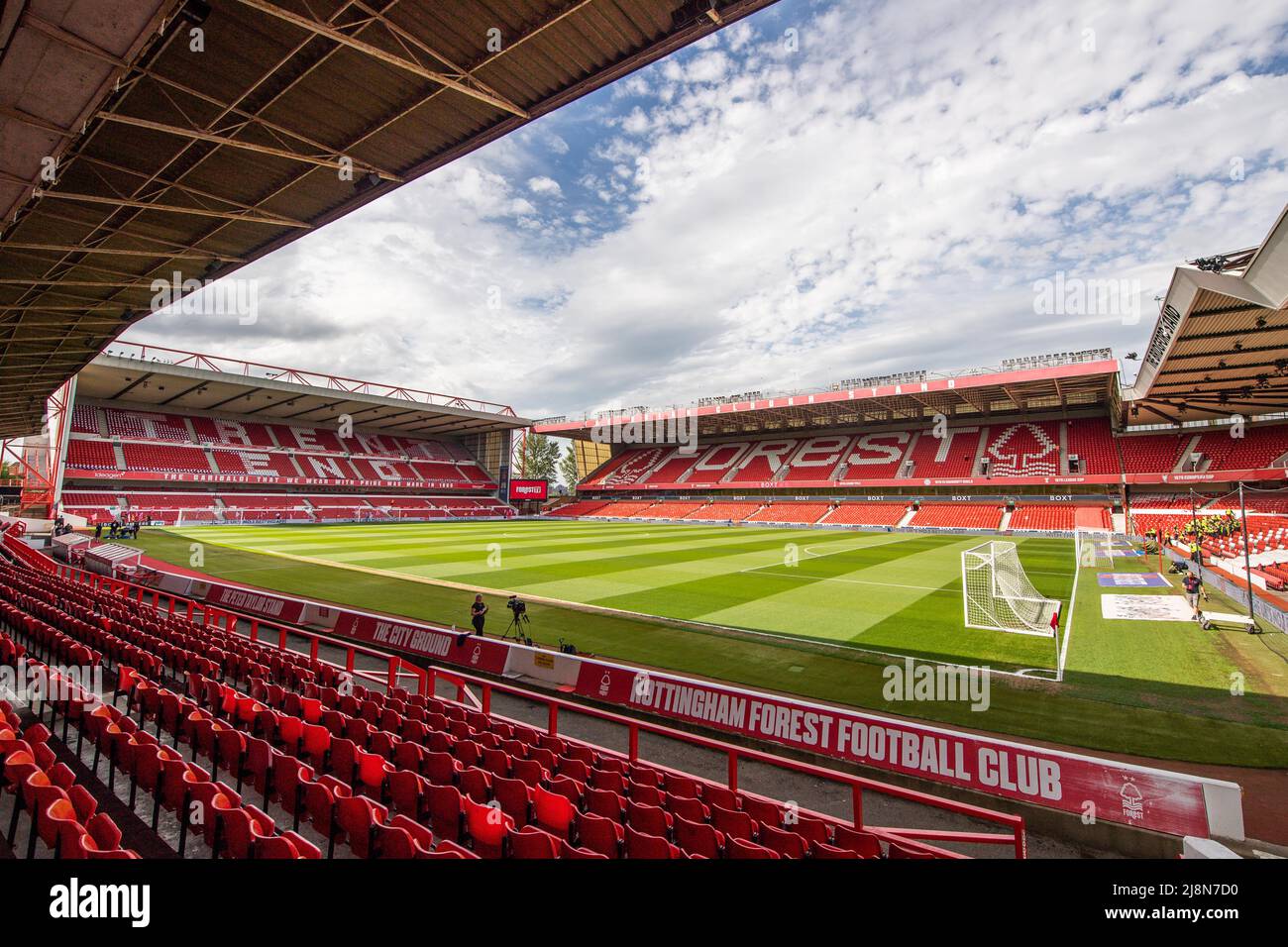 General view of The City Ground, Home of Nottingham Forest Stock Photo ...