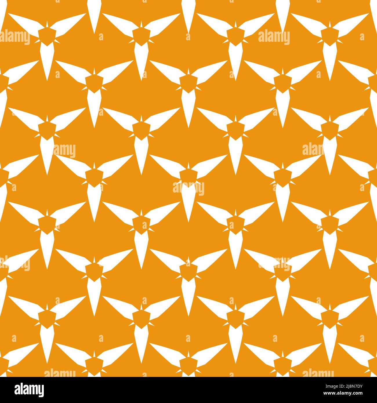 Seamless pattern with a graceful figures in geometrical style Stock ...