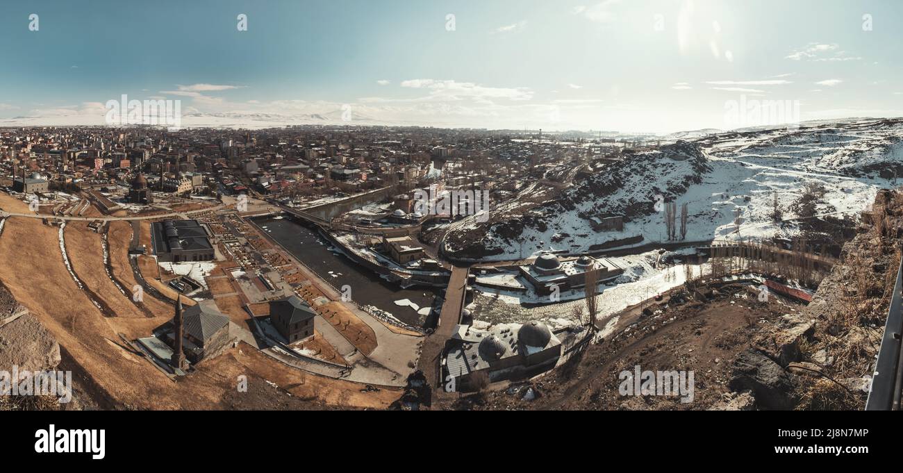 Panoramic view kars castle hi-res stock photography and images - Alamy