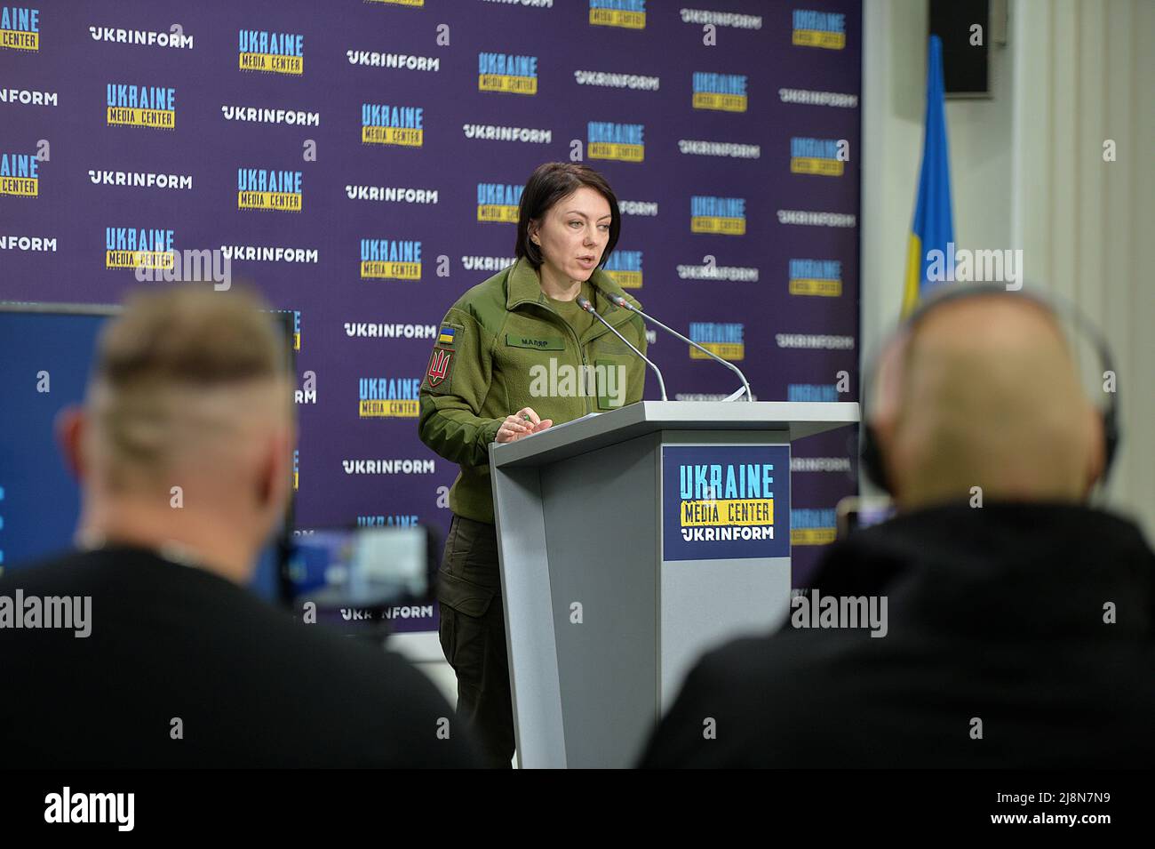 KYIV, UKRAINE - MAY 17, 2022 - Deputy Minister of Defence of Ukraine ...