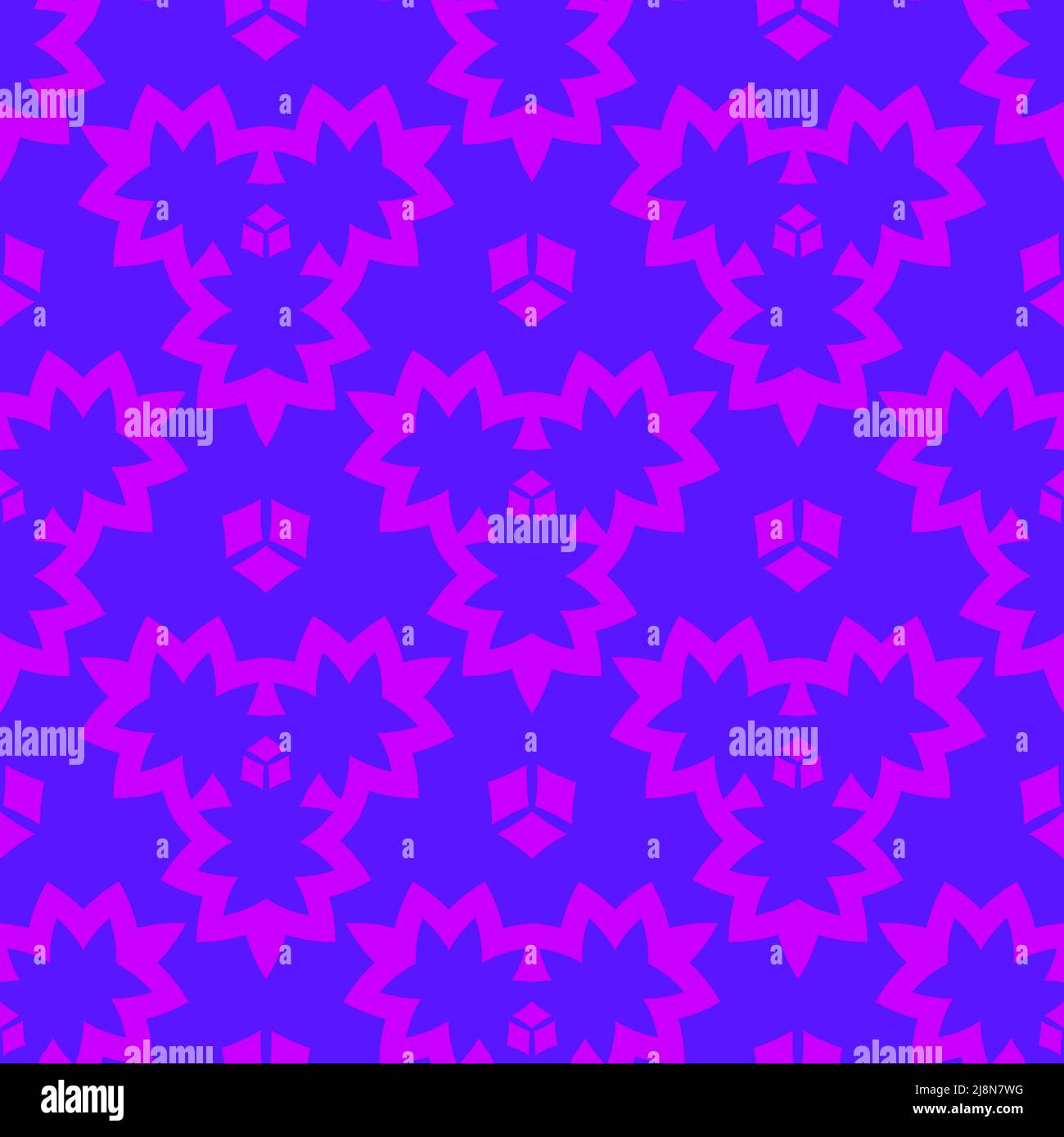 Seamless pattern with a graceful figures in geometrical style Stock ...