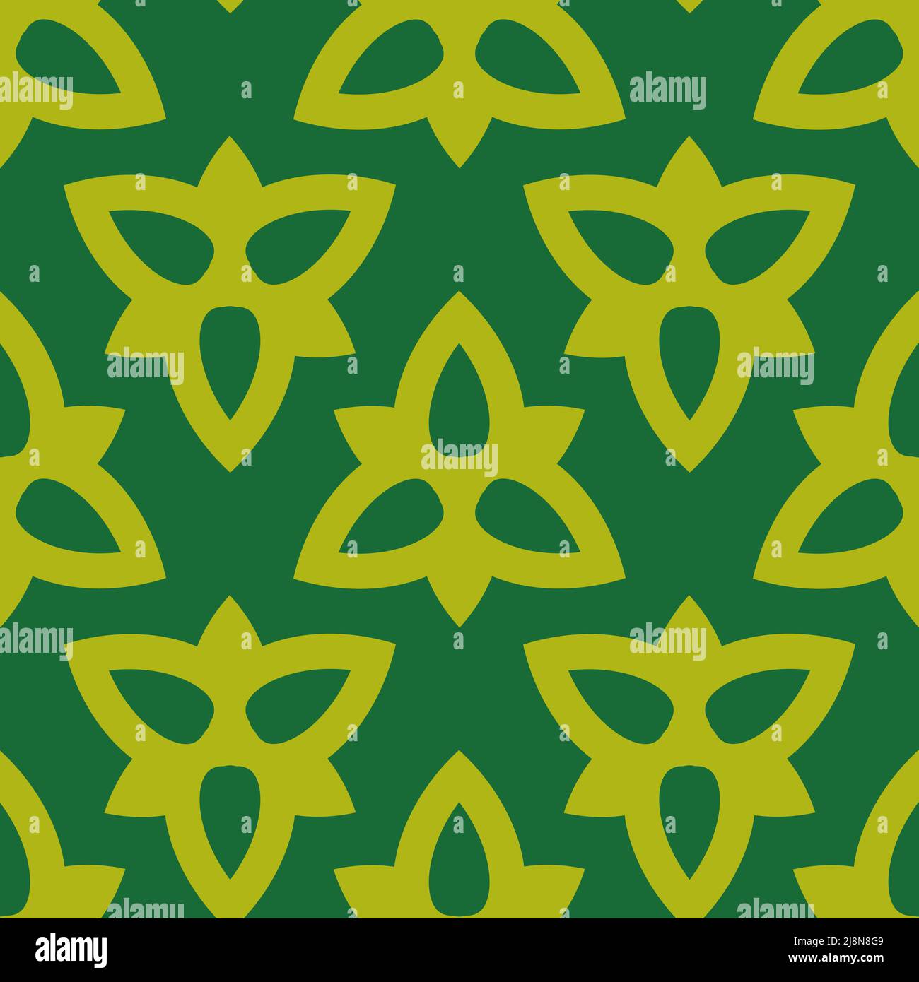Seamless pattern with a graceful figures in geometrical style Stock ...