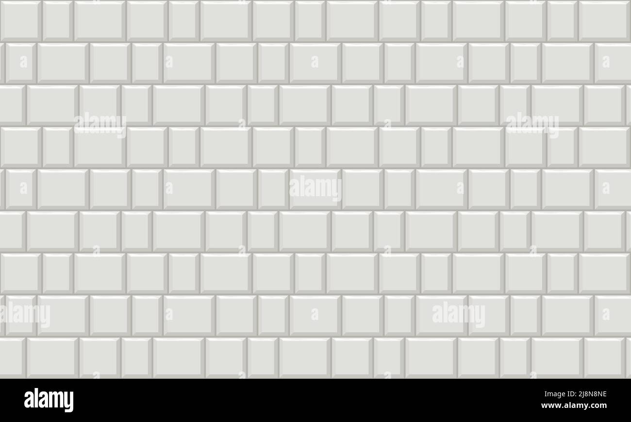 White subway tiles seamless texture hi-res stock photography and images ...