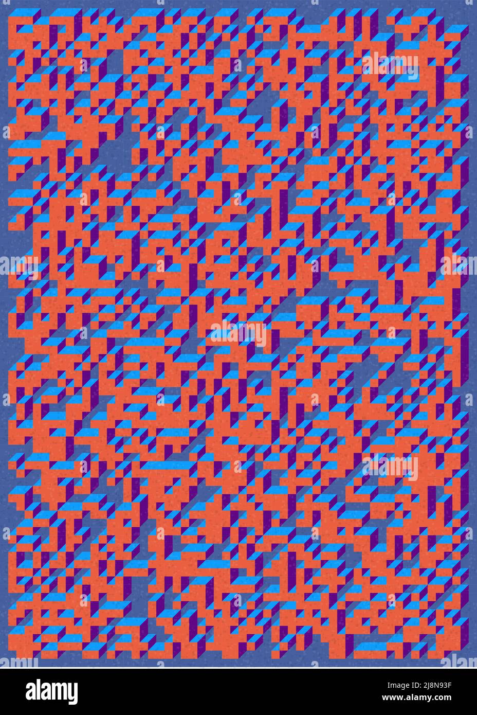 Implementation of Edward Zajec’s “Il Cubo” generative art background ...