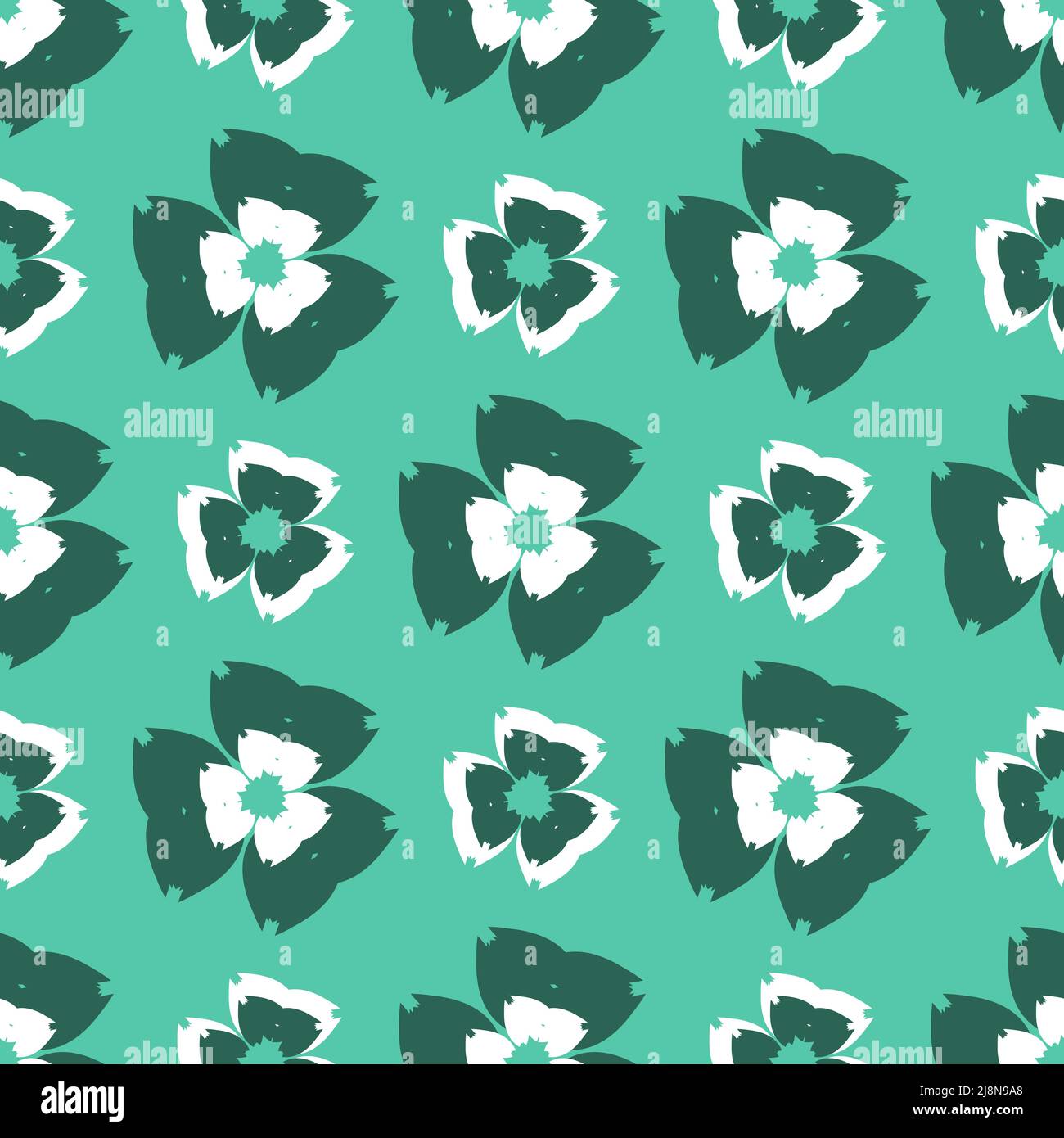 Seamless pattern with a graceful figures in geometrical style Stock ...