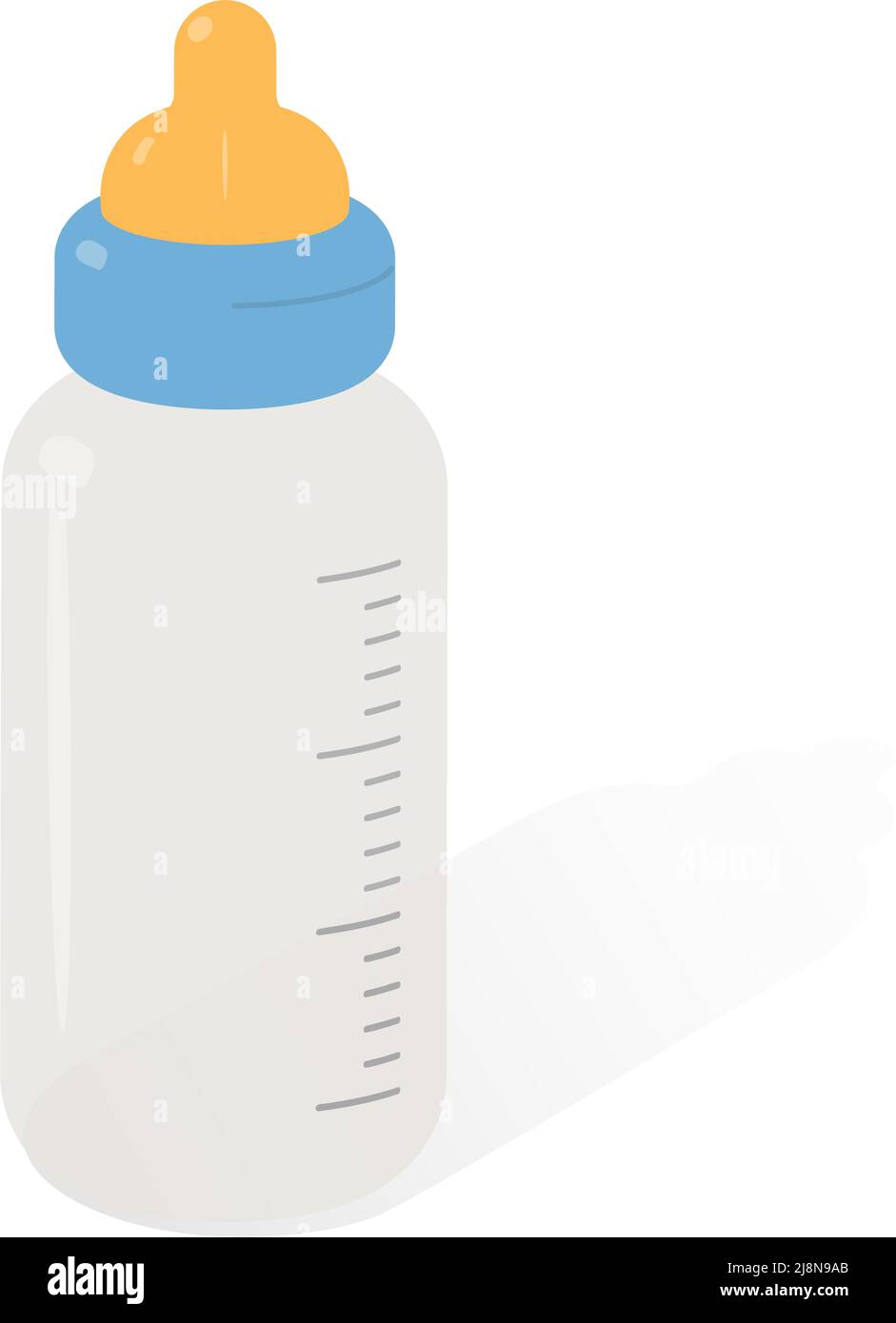 Baby milk bottle, vector illustration design Stock Vector Image & Art ...