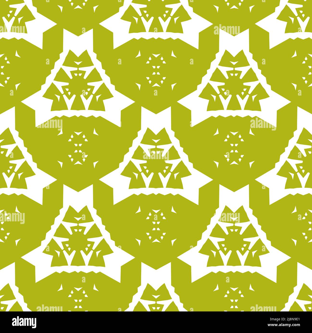 Seamless pattern with a graceful figures in geometrical style Stock ...