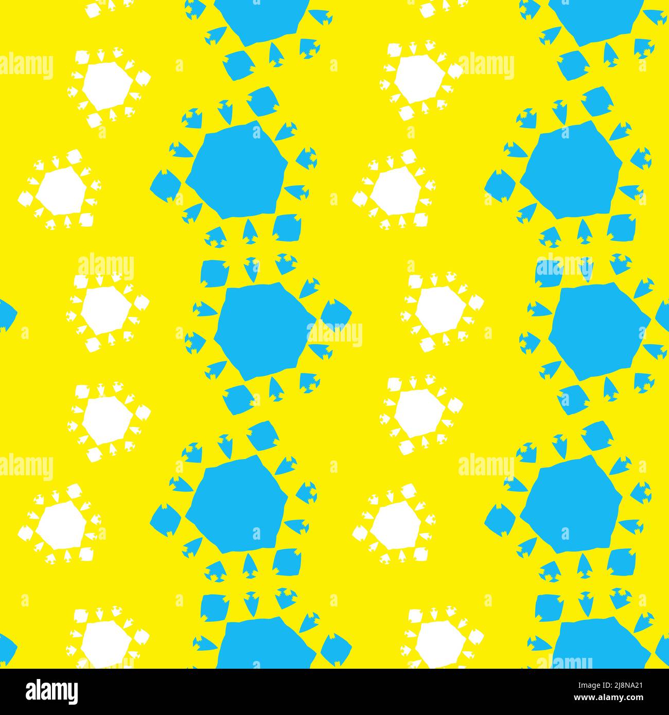 Seamless pattern with a graceful figures in geometrical style Stock ...