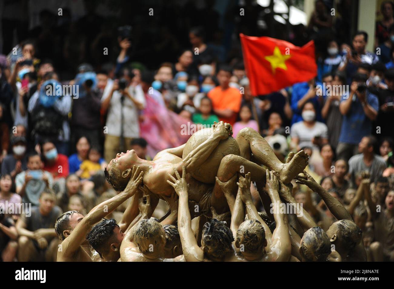 Vietnam festival mud ball wrestling hi-res stock photography and images ...