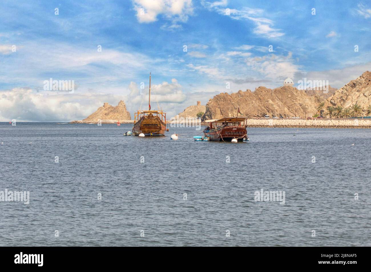 Muscat, Oman - capital and most populated city in Oman, Muscat displays ...