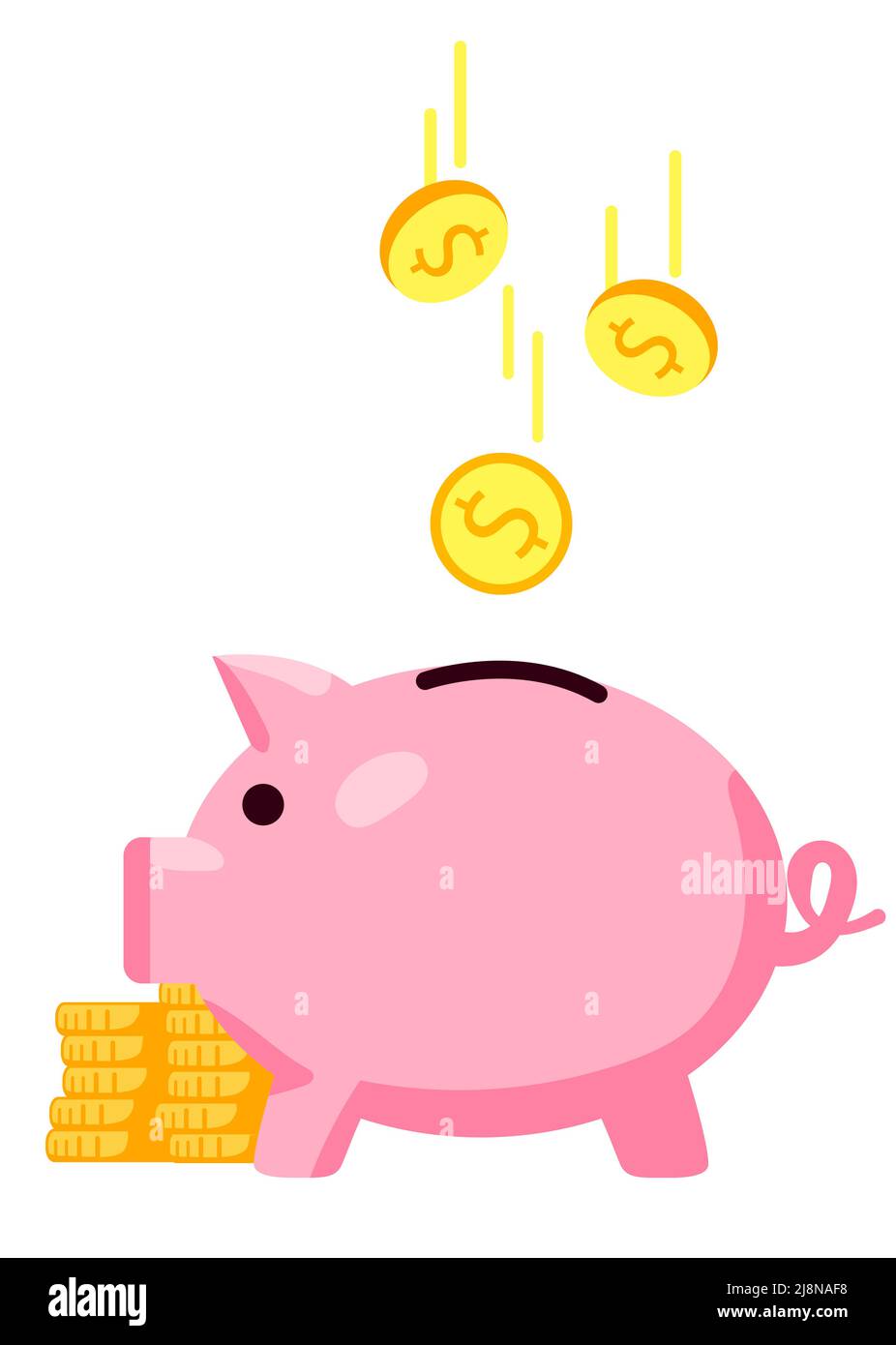 Investments falling Stock Vector Images - Alamy