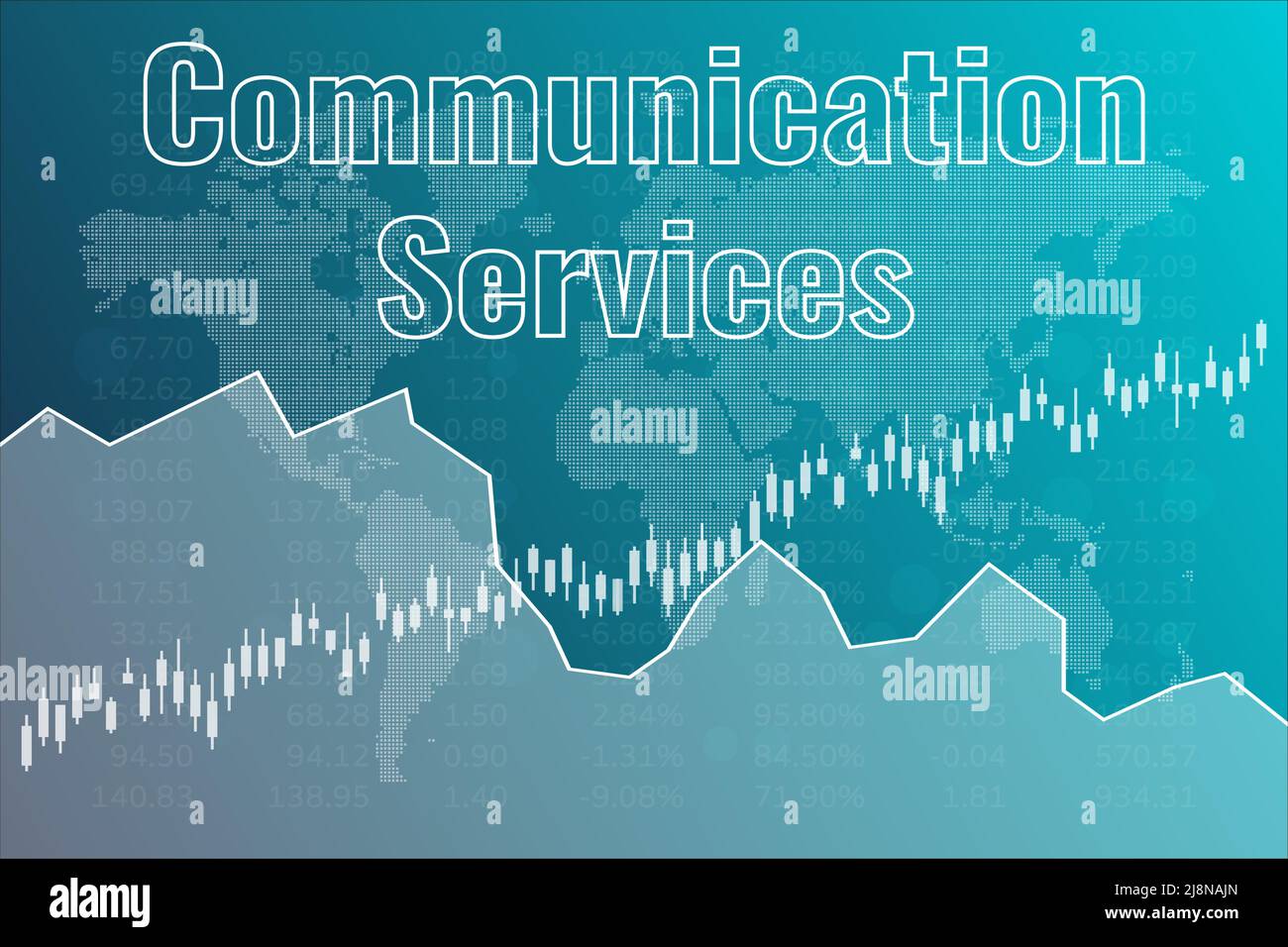 Chart of services Stock Vector Images - Alamy