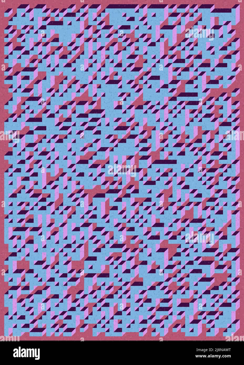 Implementation of Edward Zajec’s “Il Cubo” generative art background ...