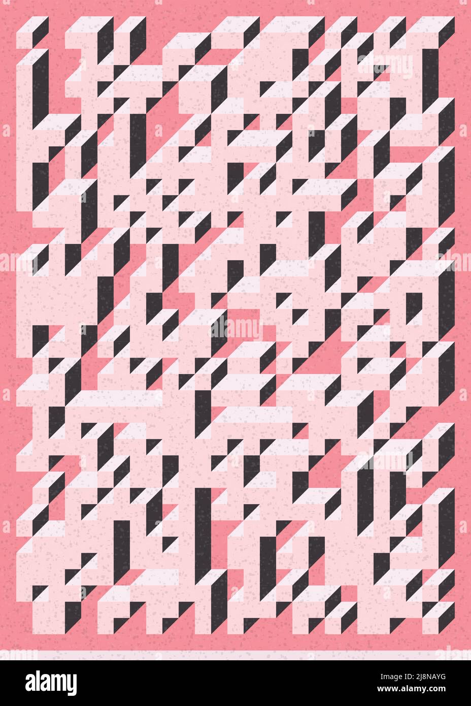 Implementation of Edward Zajec’s “Il Cubo” generative art background ...