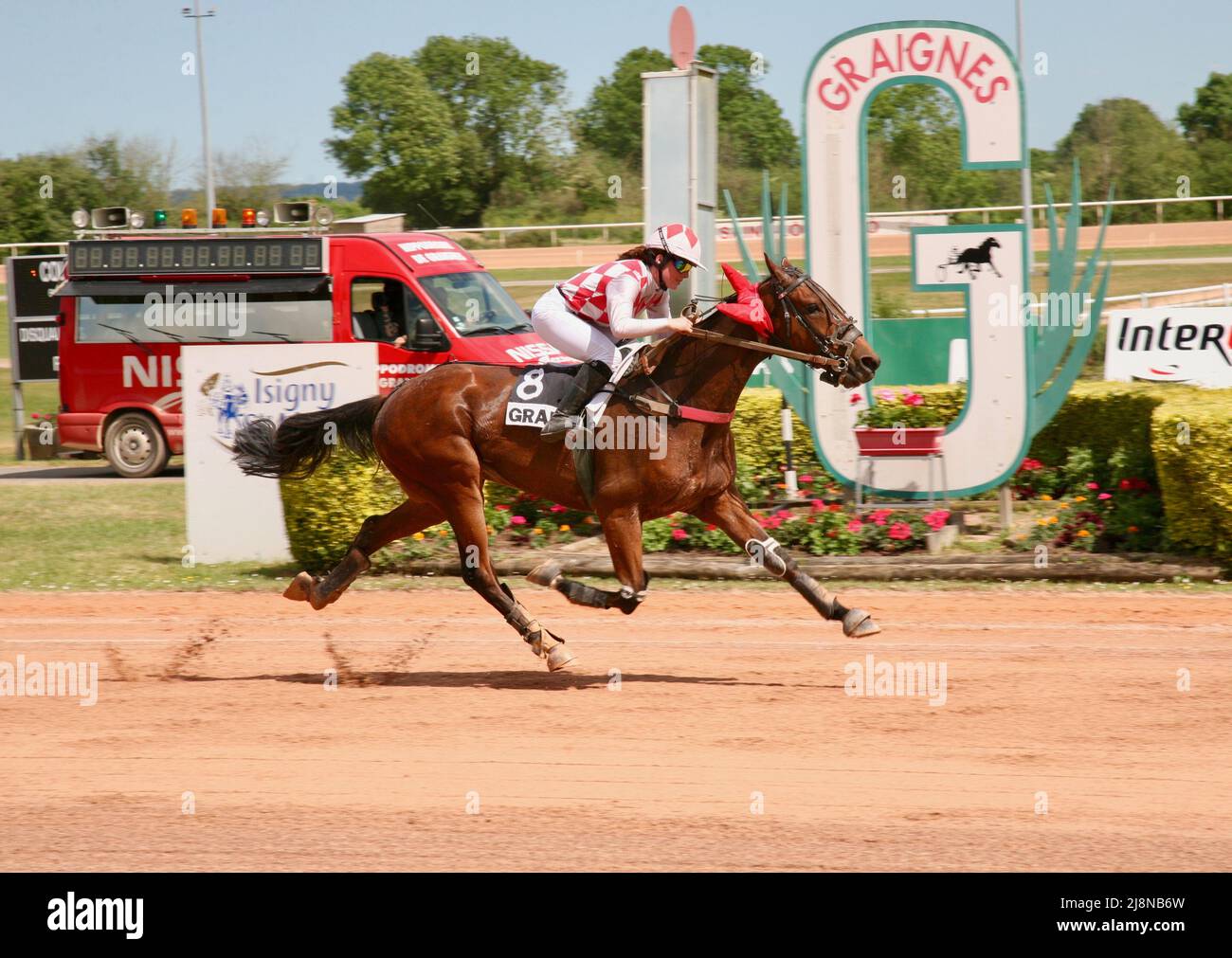 First past the post Stock Photo - Alamy