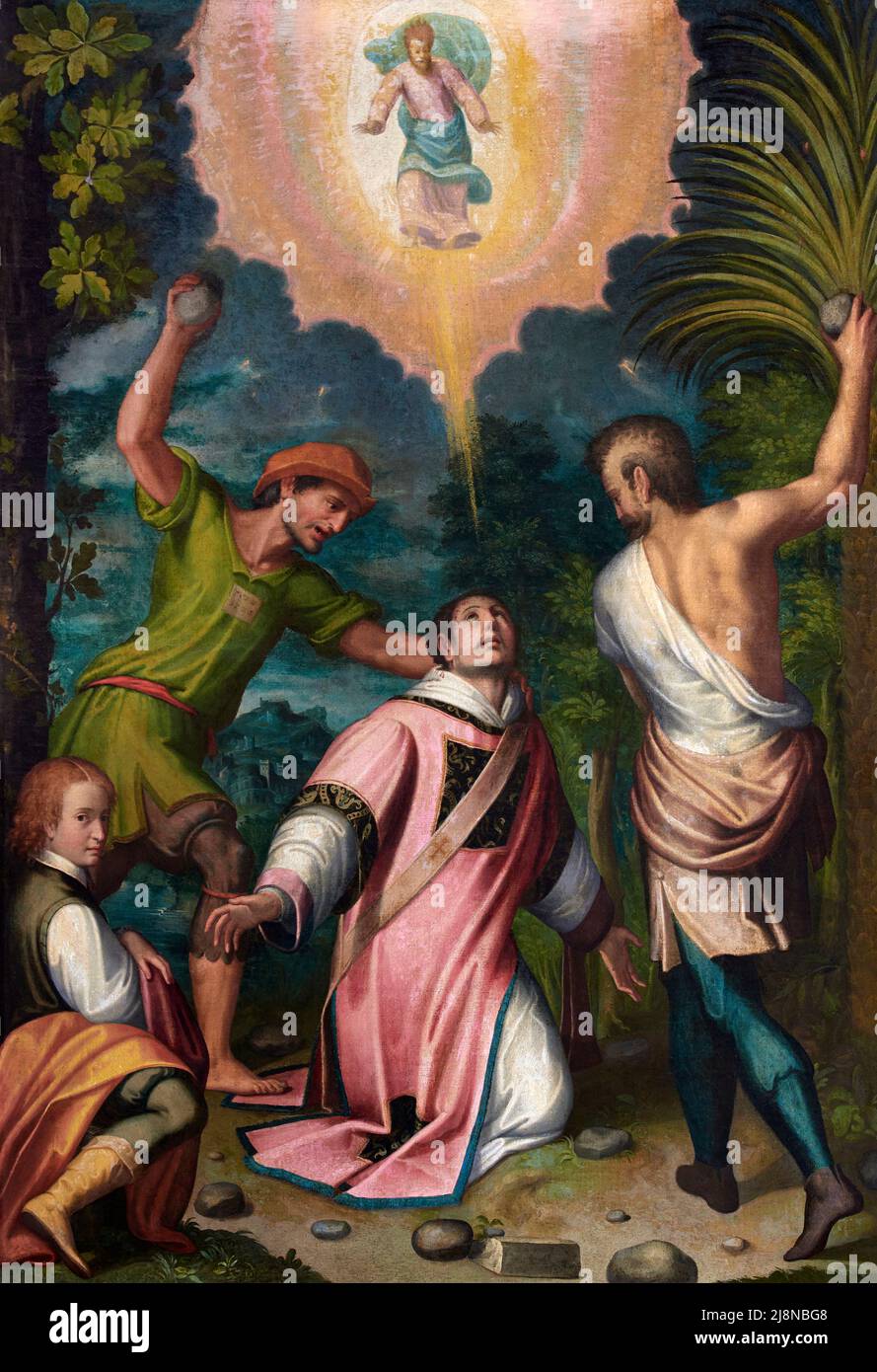 Martirio di S.Stefano - olio su tela - pittore lombardo del XVIII ...