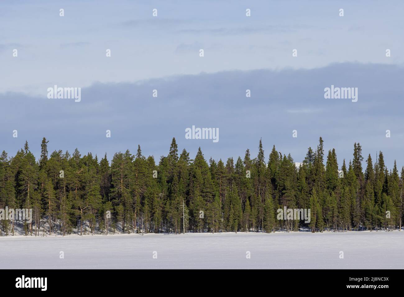 Lapland frozen lake finland hi-res stock photography and images - Alamy