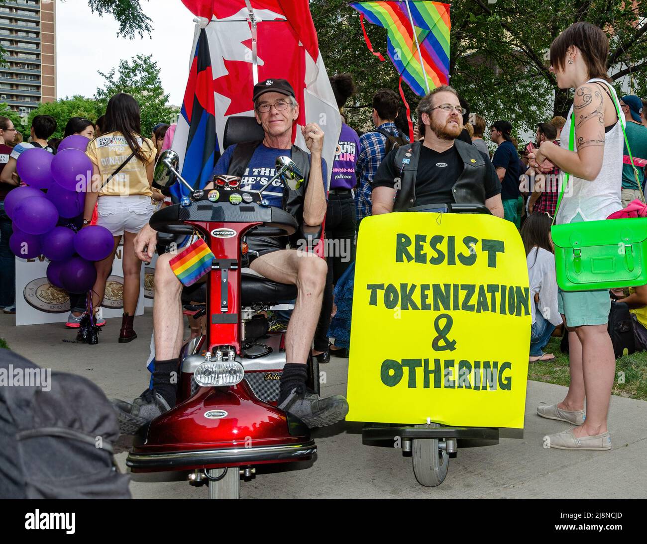 Toronto, Canada - June 29, 2012: Trans March During Pride Week Stock ...
