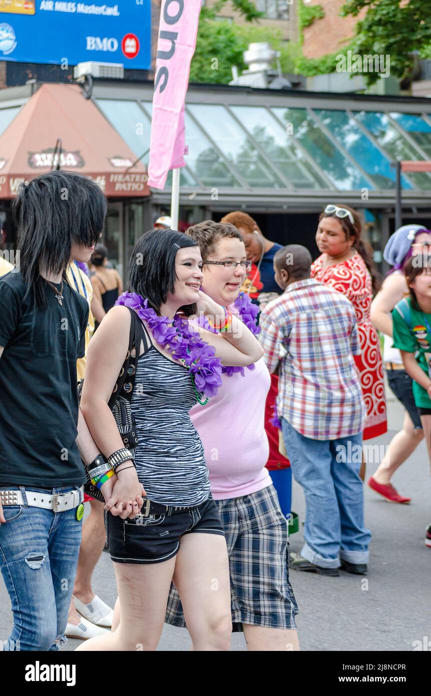 Toronto, Canada - June 29, 2012: Trans March During Pride Week Stock ...