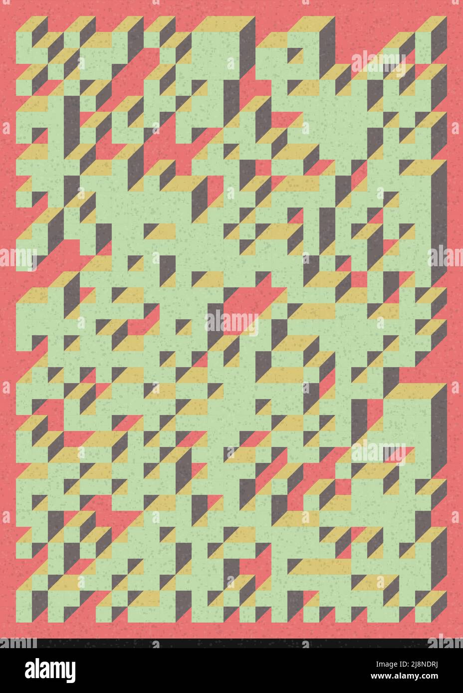 Implementation of Edward Zajec’s “Il Cubo” generative art background ...