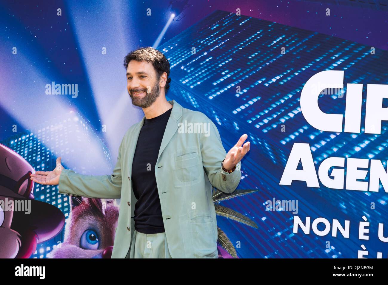 (5/16/2022) Italian actor Raul Bova attend the photocall of the Disney ...