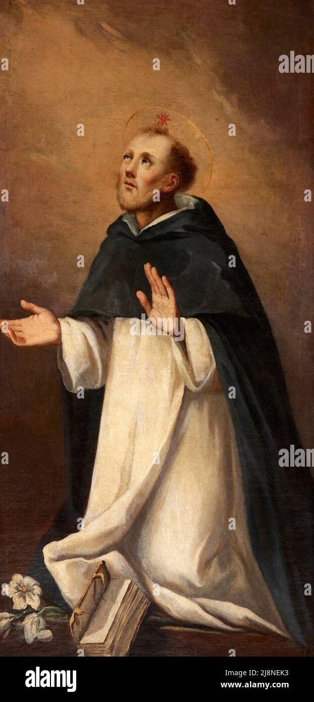 San Domenico - olio su tela - pittore toscano - XVII secolo - Volterra ...