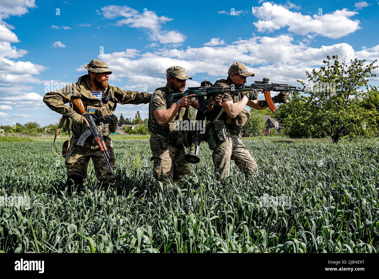 Donetsk, Donbas, Donetsk, Donbas, Ukraine. 17th May, 2022. Ukrainian ...
