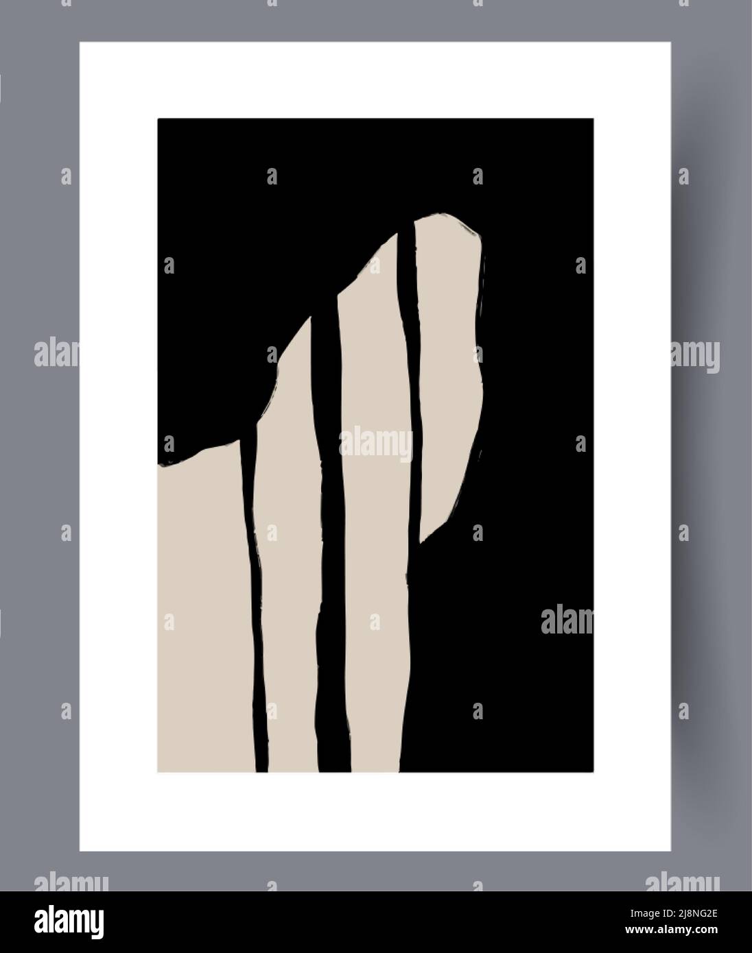 Scandinavian abstract vector print Stock Vector Image & Art - Alamy