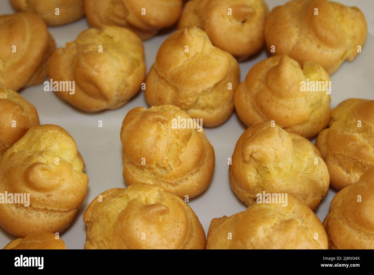beautiful beignets freshly baked in their typical golden color Stock ...