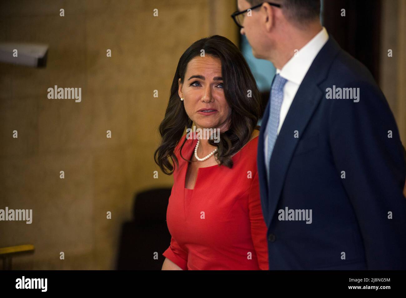 Warsaw, Poland. 17th May, 2022. Hungarian President, Katalin Novák ...