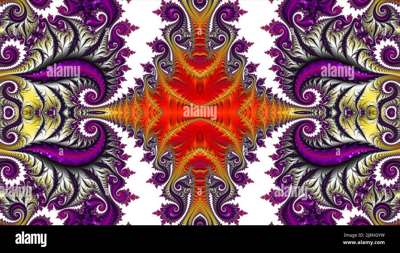 Abstract Computer Generated Fractal Design A Fractal Is A Never Ending Pattern Fractals Are