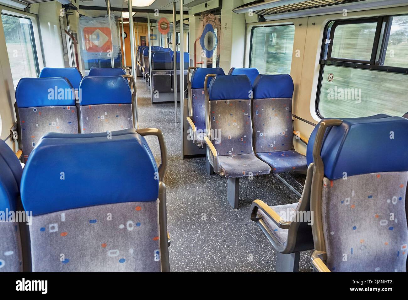 Railroad train interior rows hi-res stock photography and images - Alamy