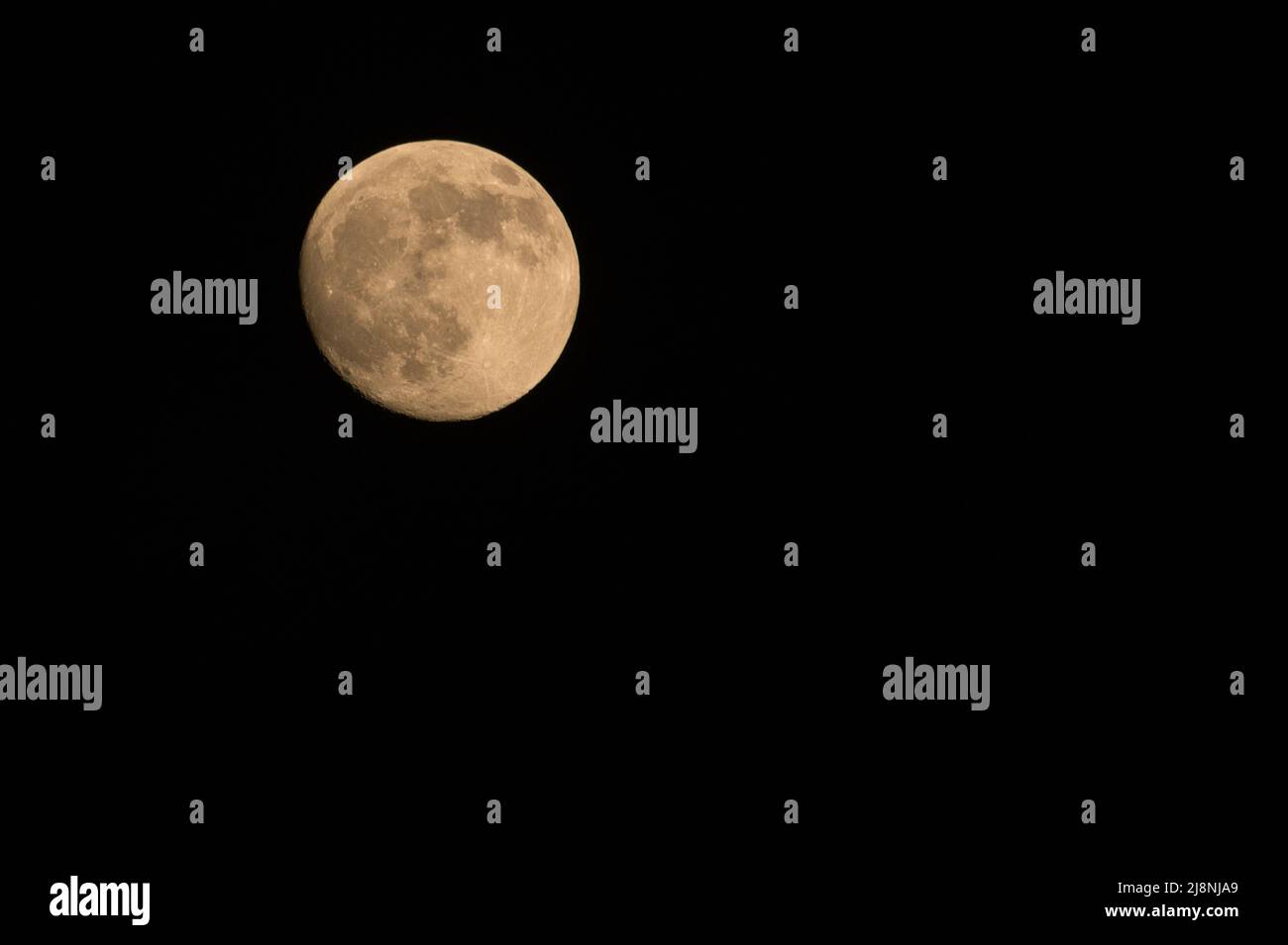 Moon. Just moon with black universe around Stock Photo - Alamy