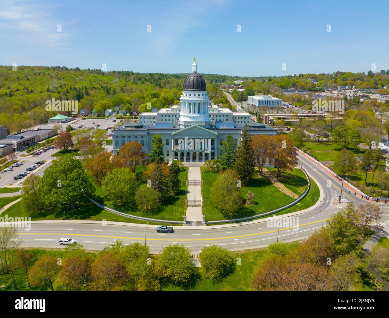 Maine State House is the capitol building of Maine in historic downtown ...