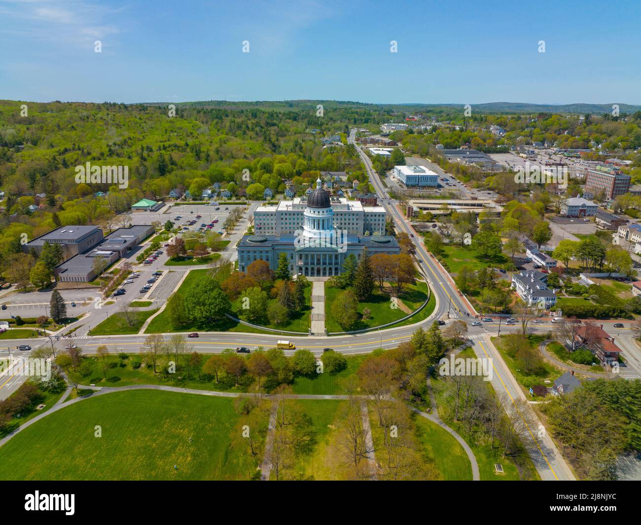 Maine State House is the capitol building of Maine in historic downtown ...