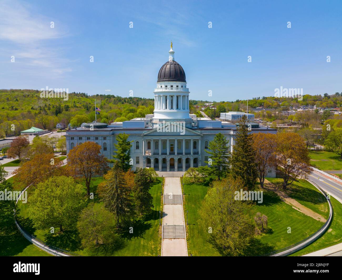 Maine State House is the capitol building of Maine in historic downtown ...