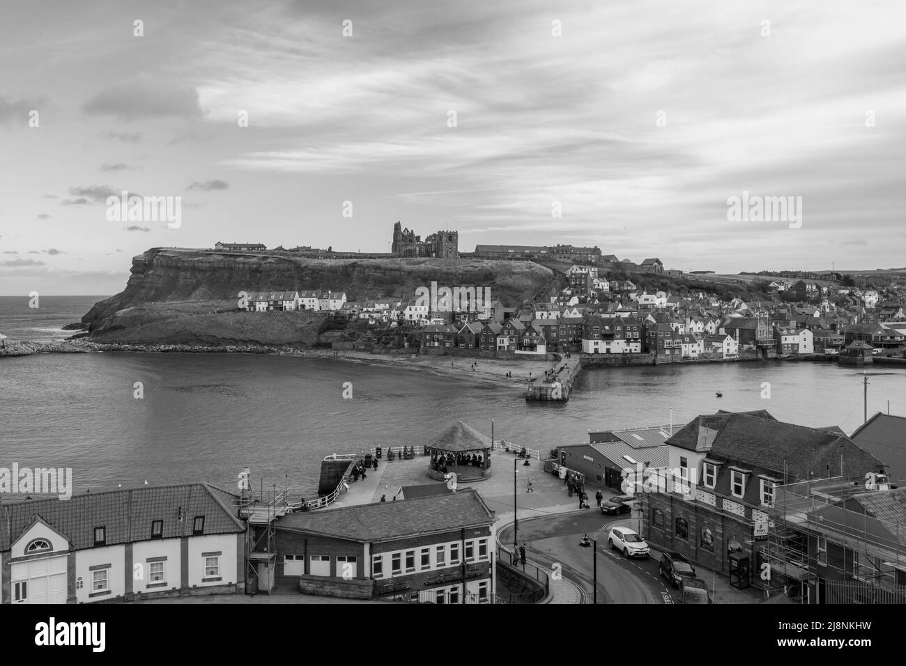Landscape photo of Whitby in North Yorkshire Stock Photo - Alamy