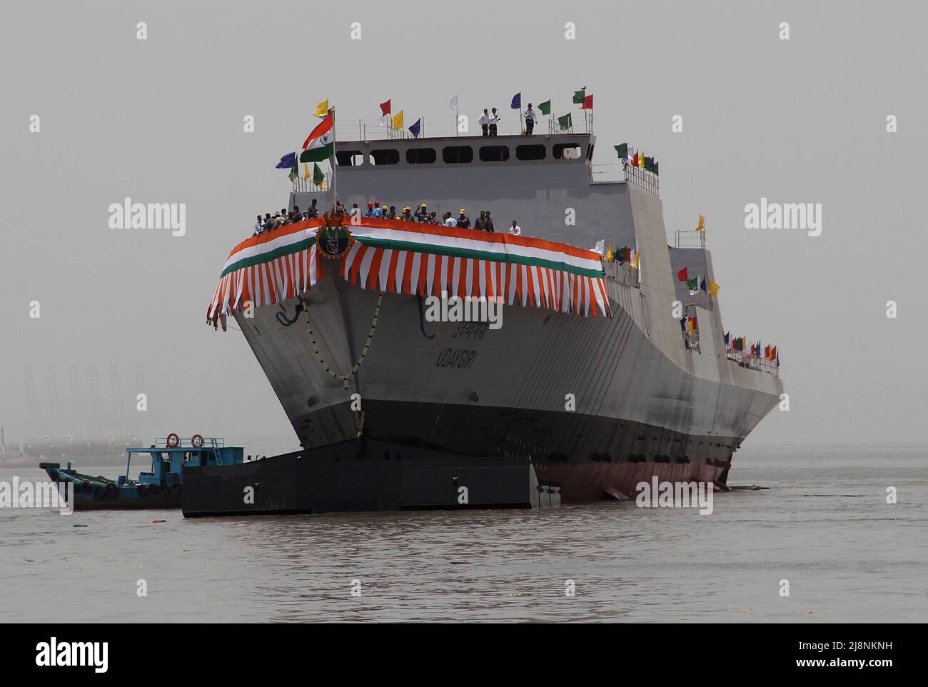 Mumbai, India. 17th May, 2022. The second advanced stealth frigate ...