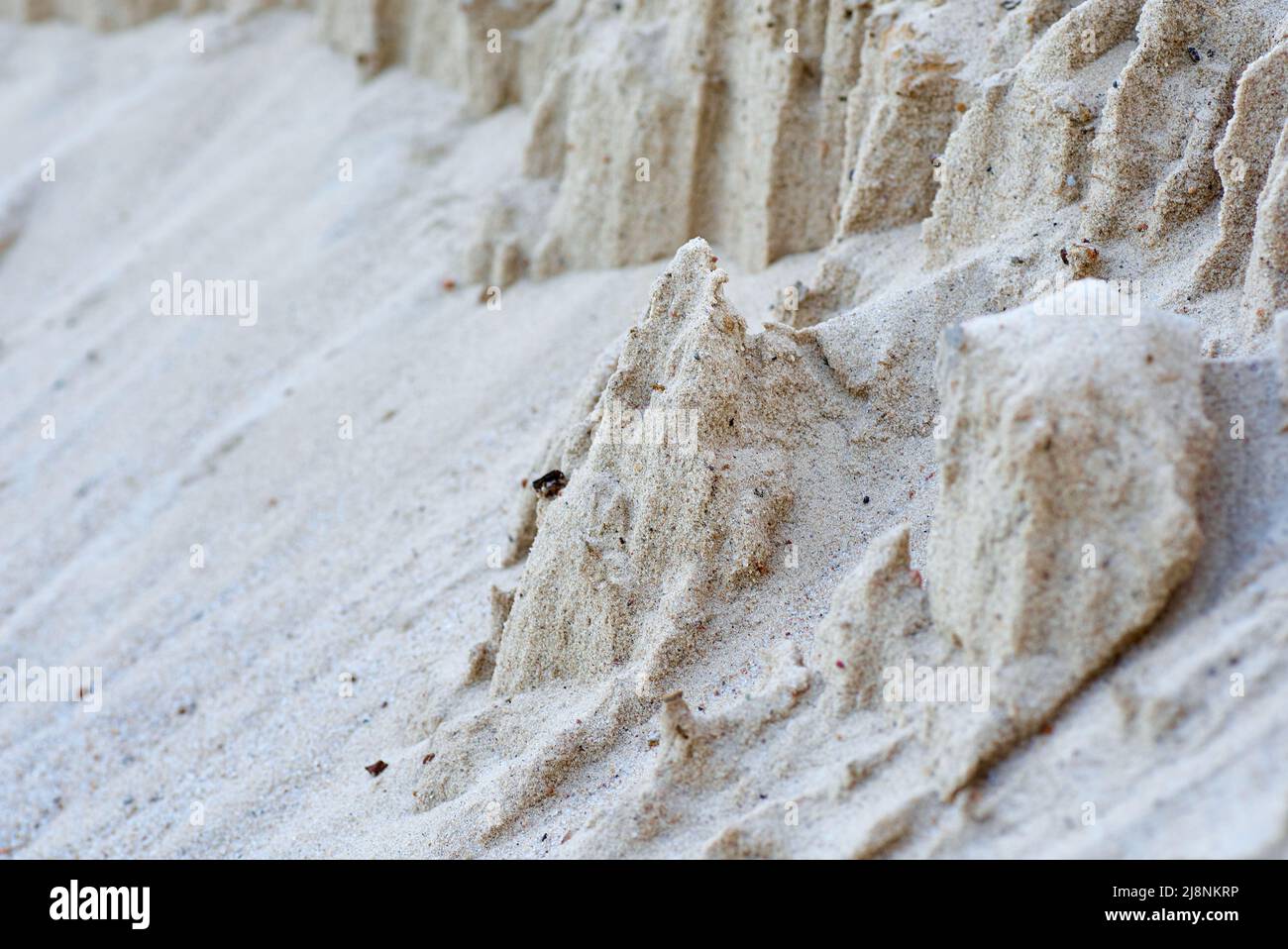 close up of a sand like a mountain or cliff side Stock Photo - Alamy