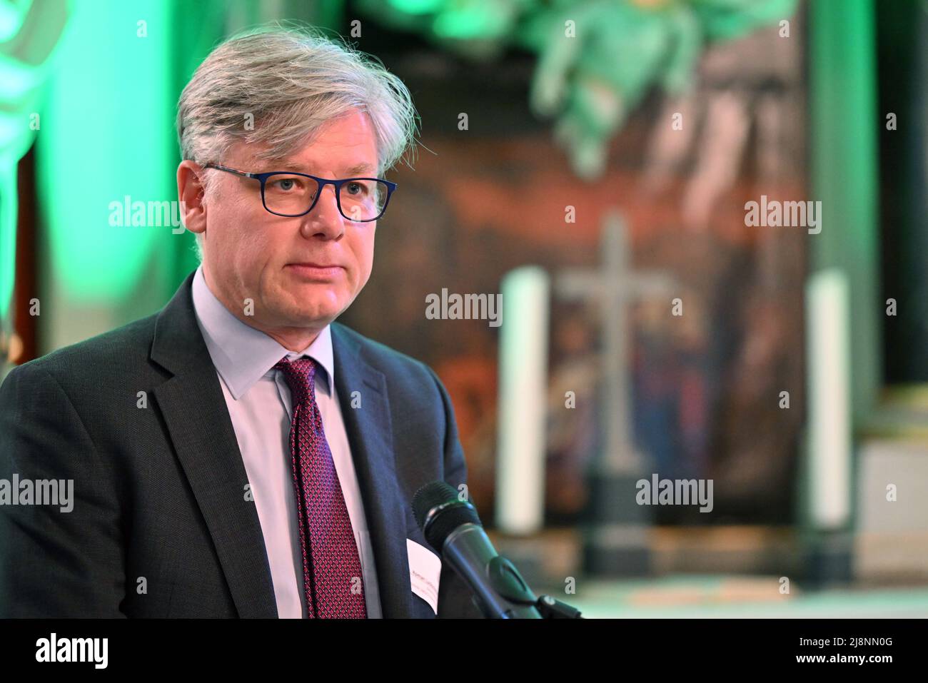 Bad Langensalza, Germany. 17th May, 2022. Roman Luckscheiter, Secretary ...